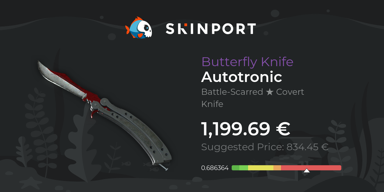 Butterfly Knife | Autotronic (Battle-Scarred) - Counter-Strike 2 - Skinport