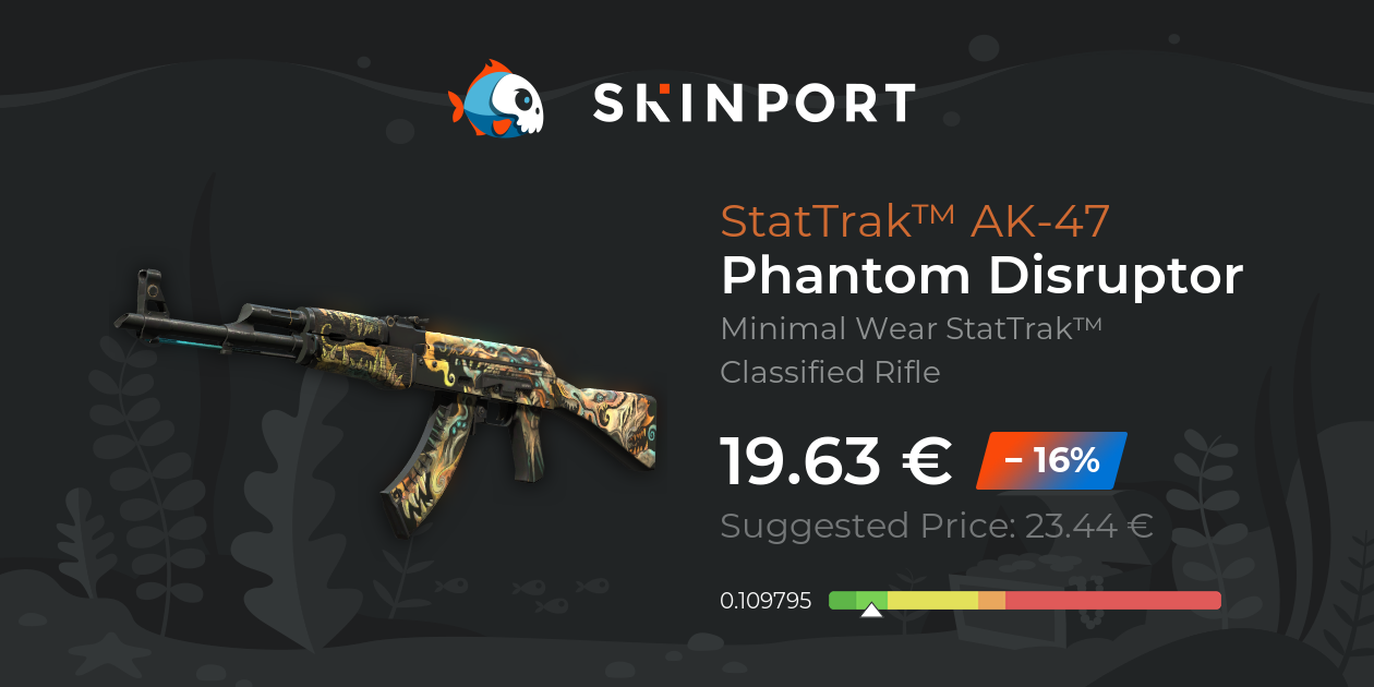 StatTrak™ AK-47 | Phantom Disruptor (Minimal Wear) - Counter-Strike 2 ...