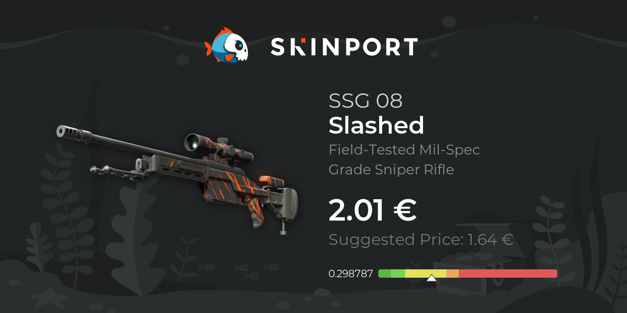 SSG 08 | Slashed (Field-Tested) - Counter-Strike 2 - Skinport