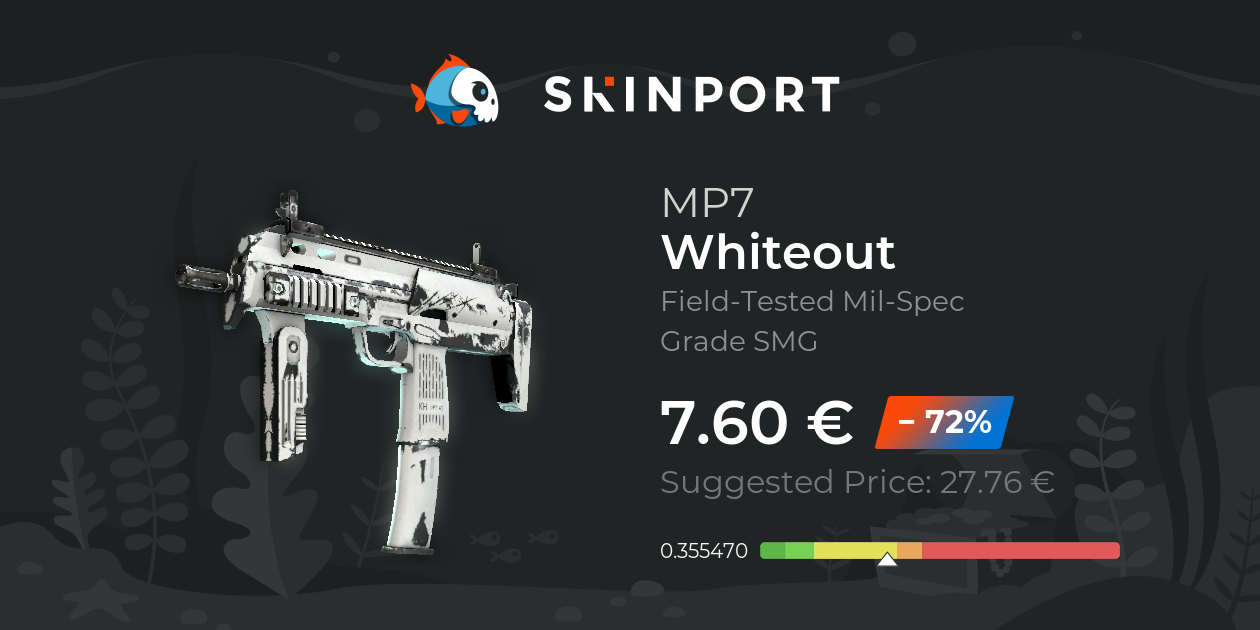 MP7 | Whiteout (Field-Tested) - Counter-Strike 2 - Skinport
