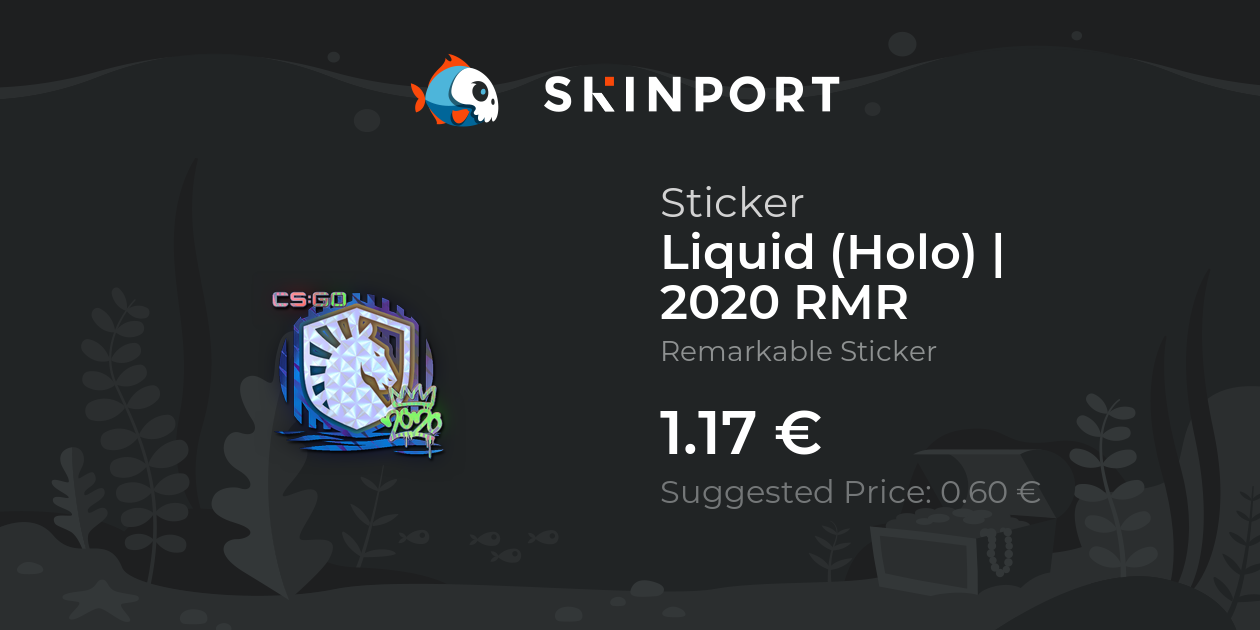 Sticker | Liquid (Holo) | 2020 RMR - Counter-Strike 2 - Skinport