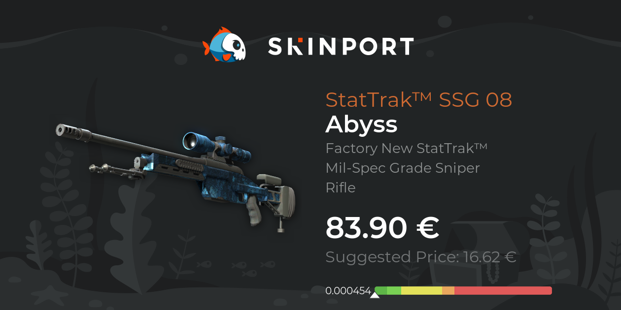 StatTrak™ SSG 08 | Abyss (Factory New) - Counter-Strike 2 - Skinport