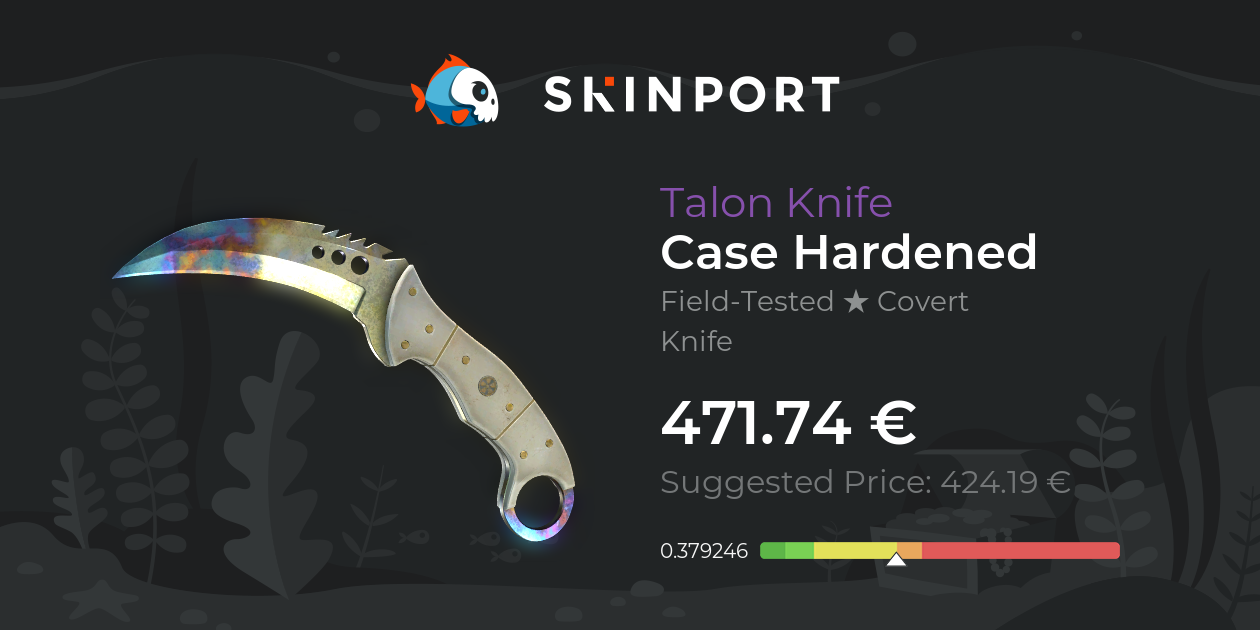 Talon Knife | Case Hardened (Field-Tested) - Counter-Strike 2 - Skinport
