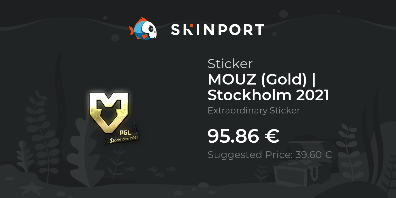 Sticker | MOUZ (Gold) | Stockholm 2021 - Counter-Strike 2 - Skinport