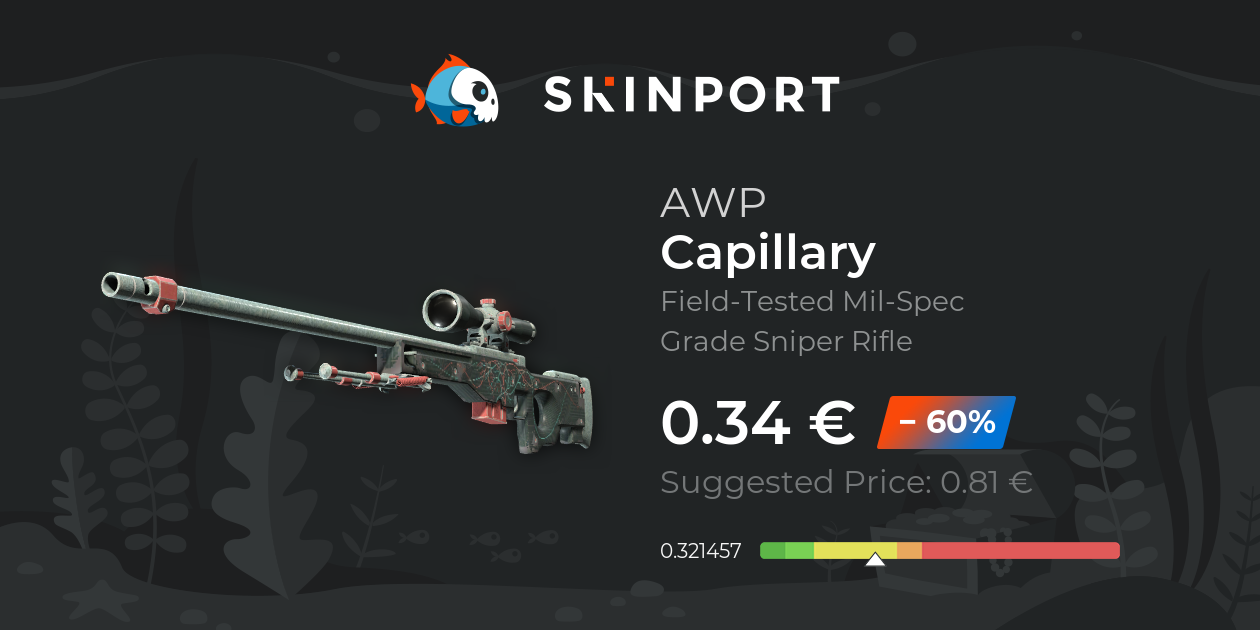 AWP | Capillary (Field-Tested) - Counter-Strike 2 - Skinport