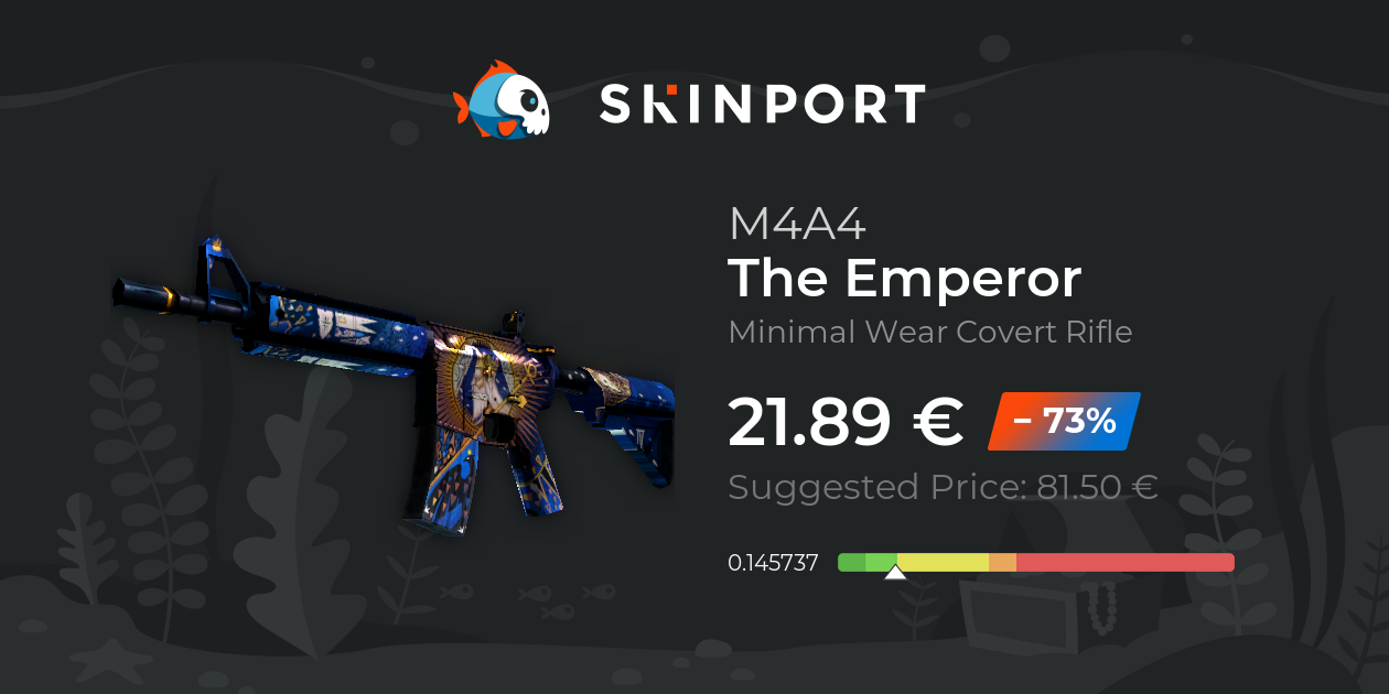 M4A4 | The Emperor (Minimal Wear) - Counter-Strike 2 - Skinport
