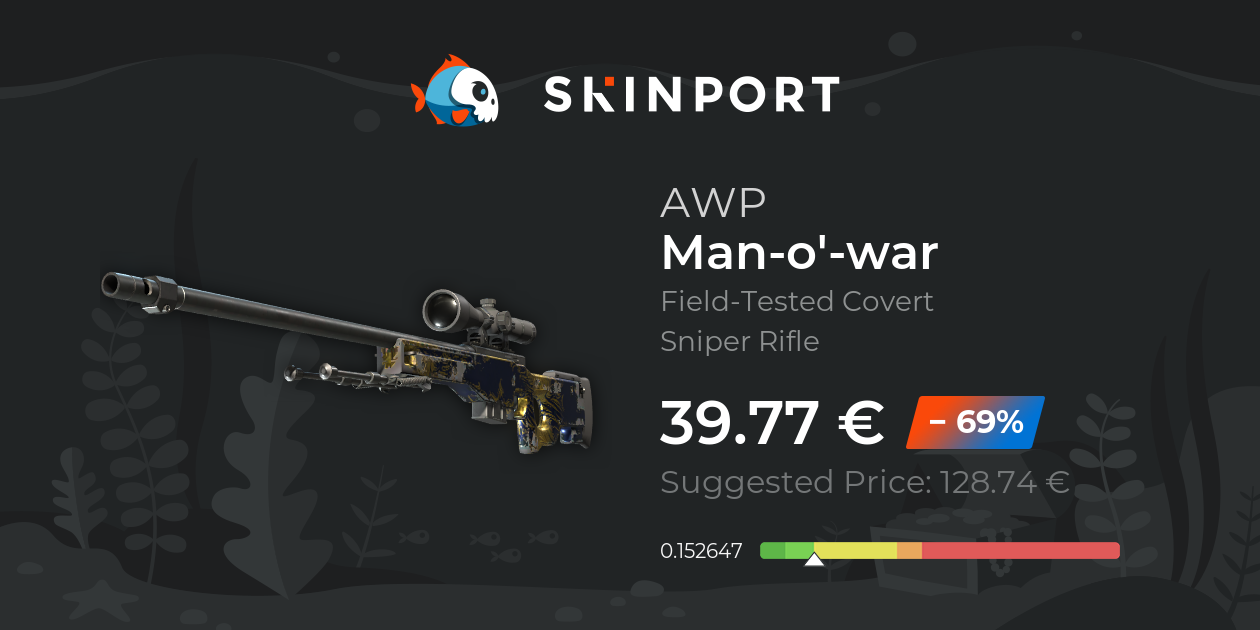 AWP | Man-o'-war (Field-Tested) - Counter-Strike 2 - Skinport