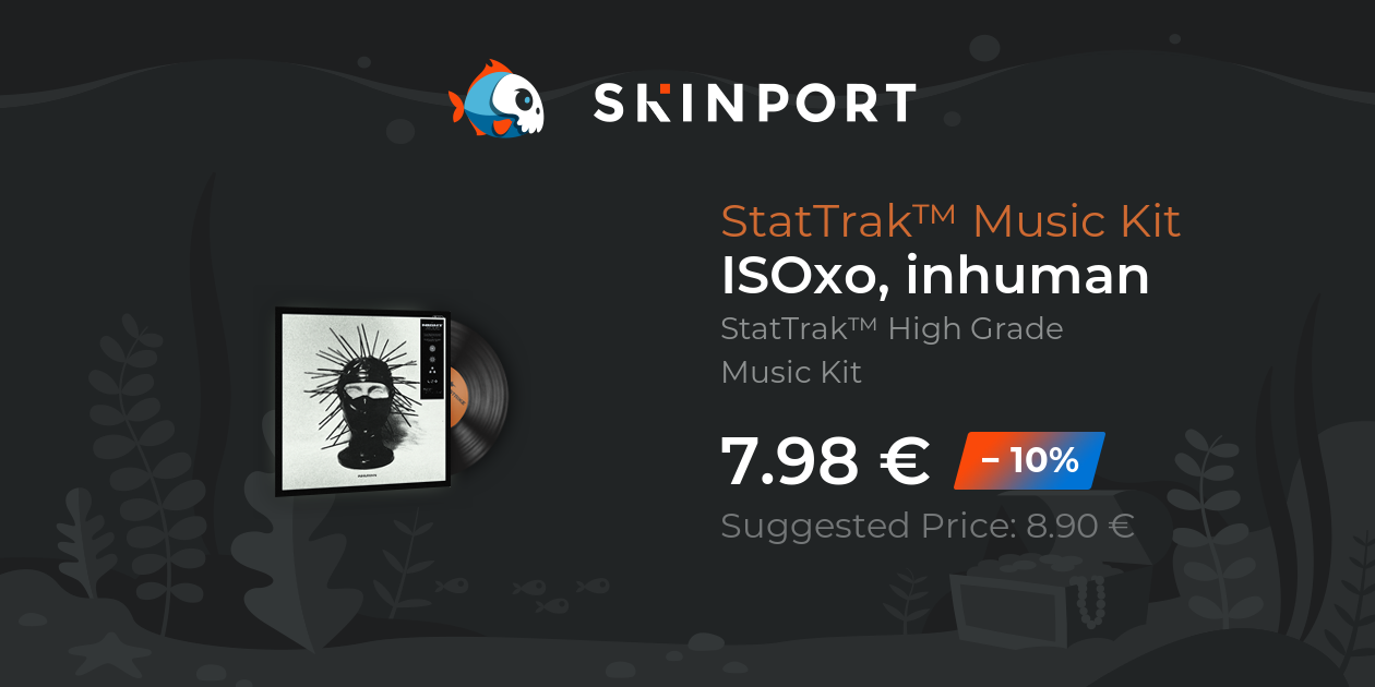 StatTrak™ Music Kit | ISOxo, inhuman - Counter-Strike 2 - Skinport