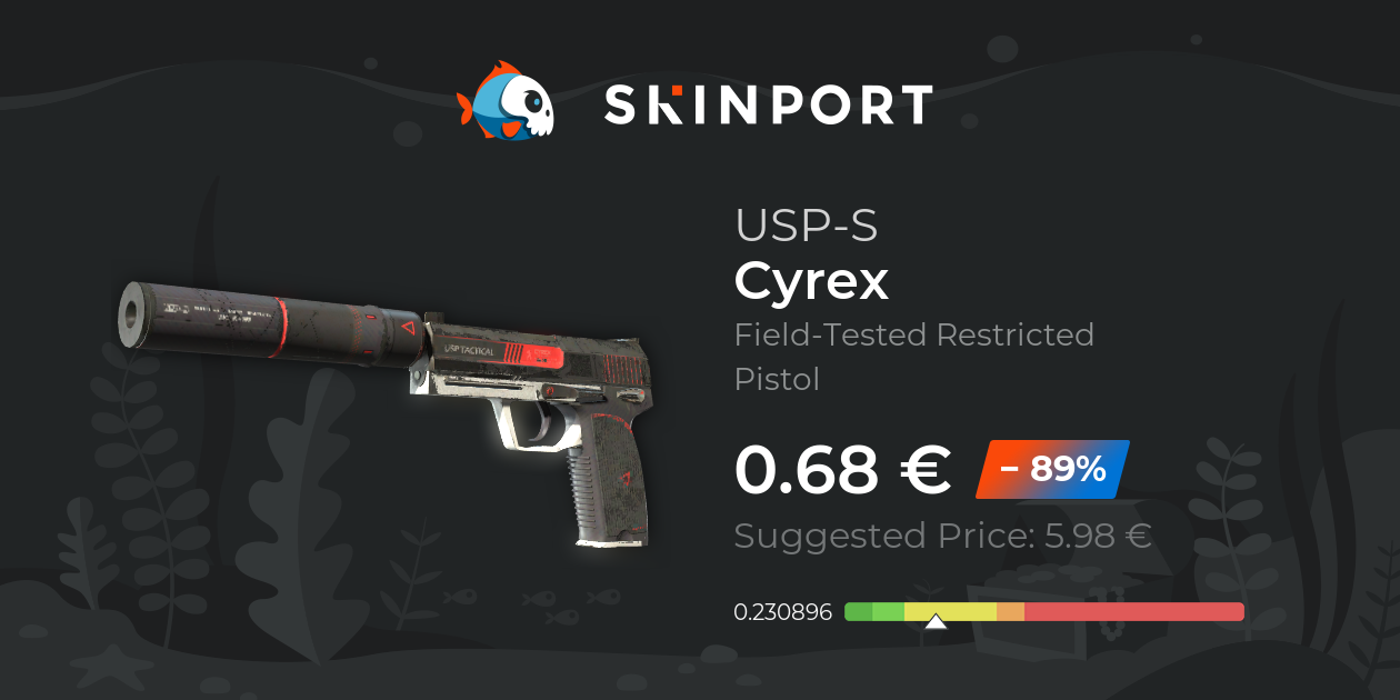 USP-S | Cyrex (Field-Tested) - Counter-Strike 2 - Skinport