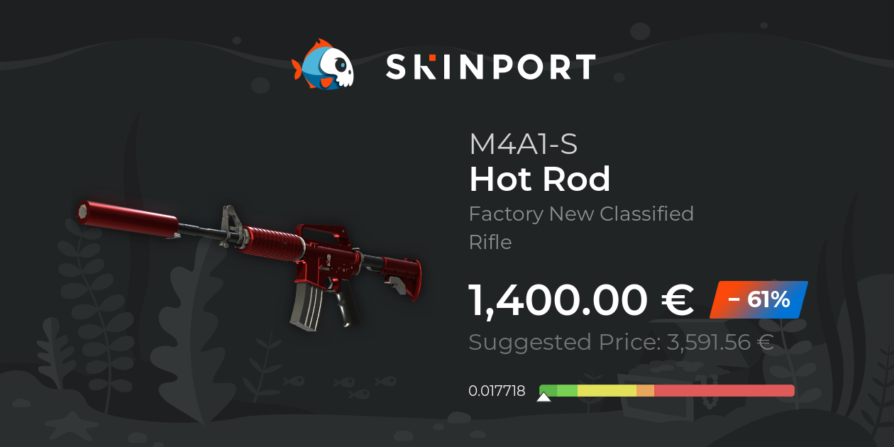 M4A1-S | Hot Rod (Factory New) - Counter-Strike 2 - Skinport