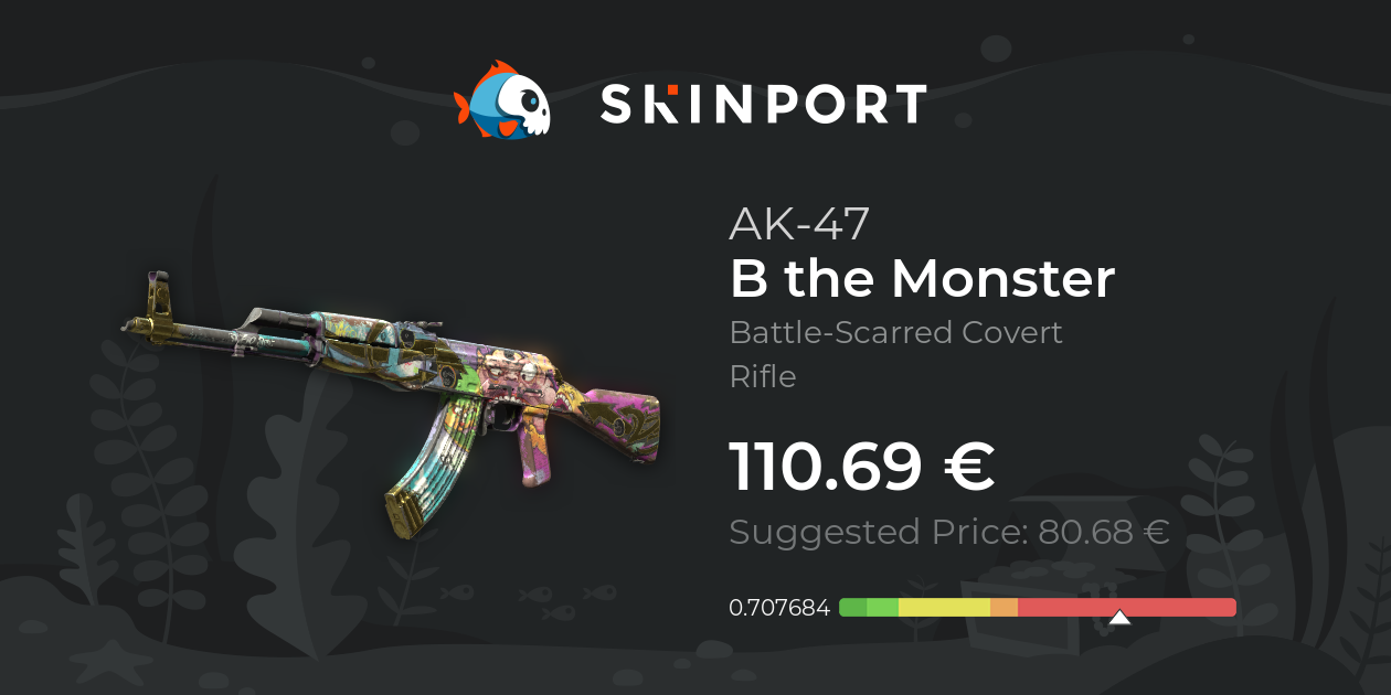 AK-47 | B the Monster (Battle-Scarred) - Counter-Strike 2 - Skinport