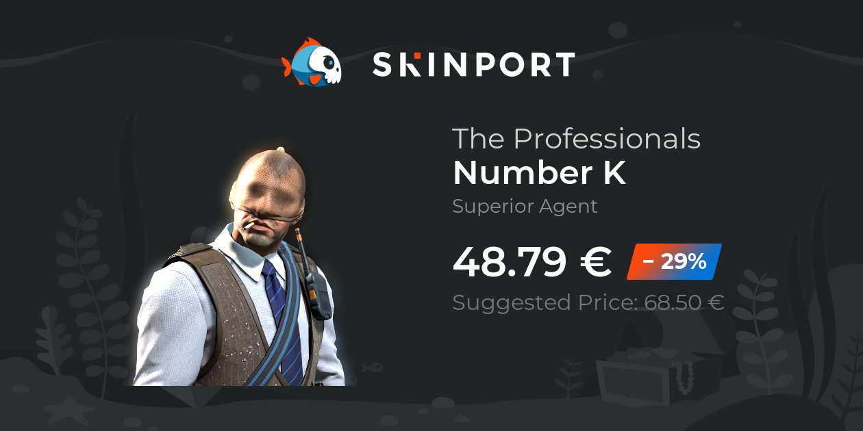 Number K | The Professionals - Counter-Strike 2 - Skinport
