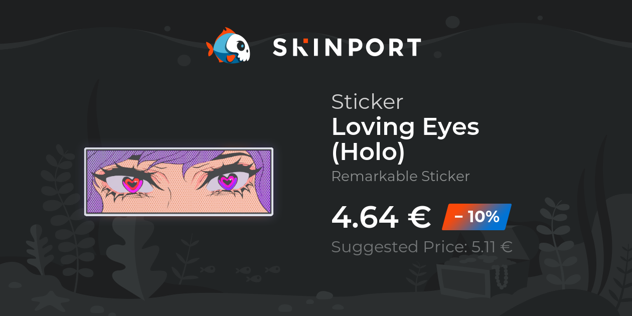 Sticker | Loving Eyes (Holo) - Counter-Strike 2 - Skinport