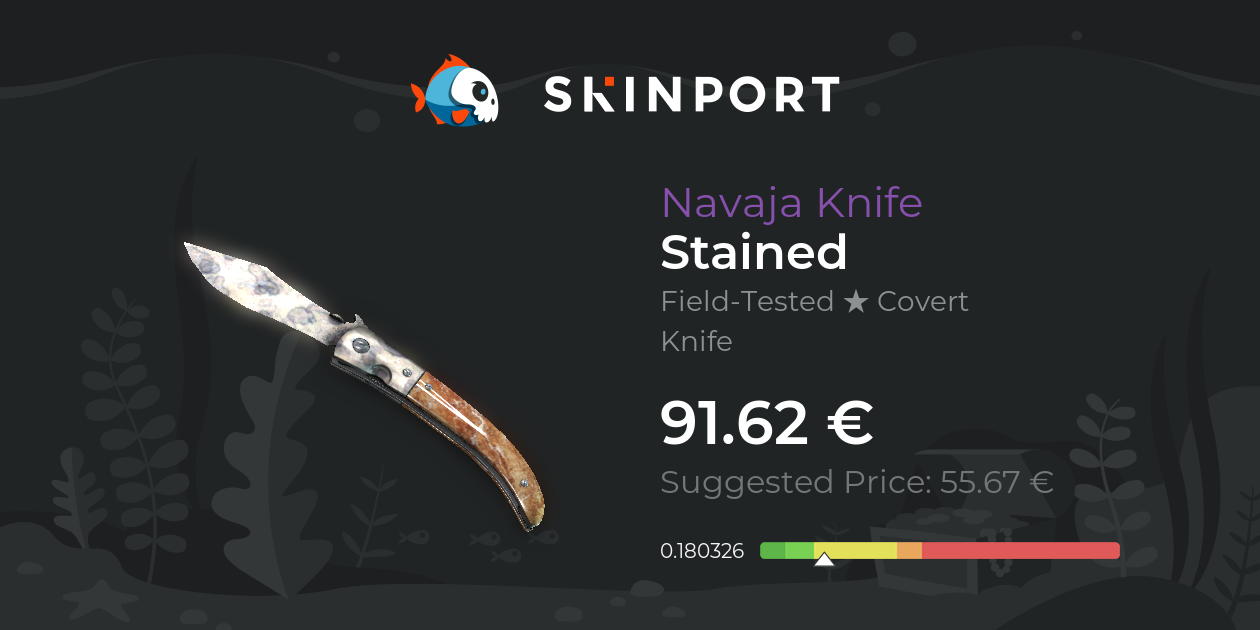 Navaja Knife | Stained (Field-Tested) - CS:GO - Skinport