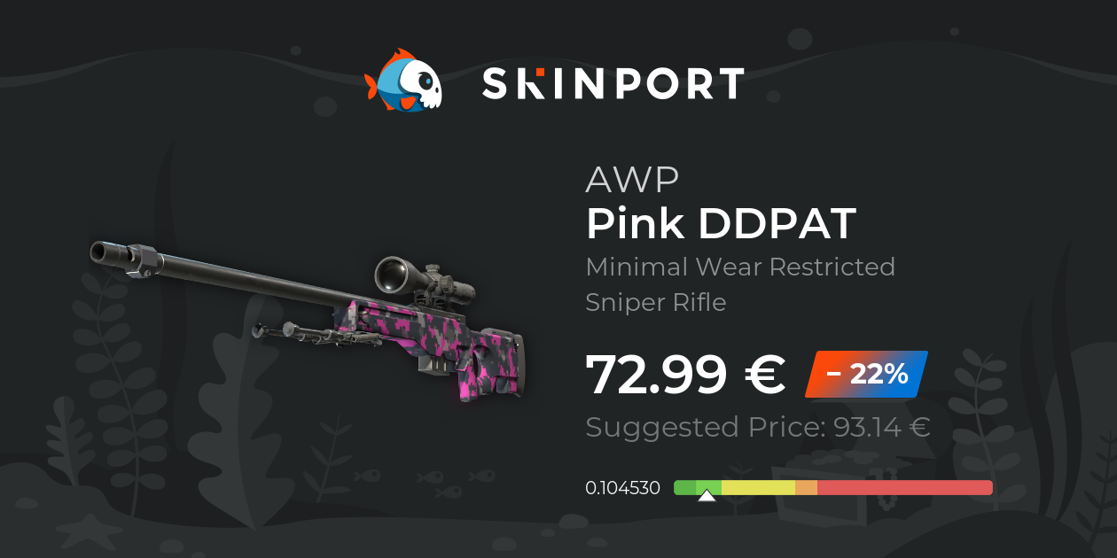 AWP | Pink DDPAT (Minimal Wear) - Counter-Strike 2 - Skinport