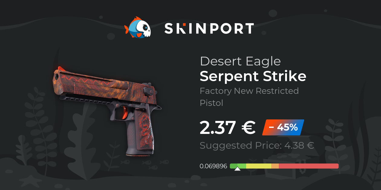 Desert Eagle | Serpent Strike (Factory New) - Counter-Strike 2 - Skinport