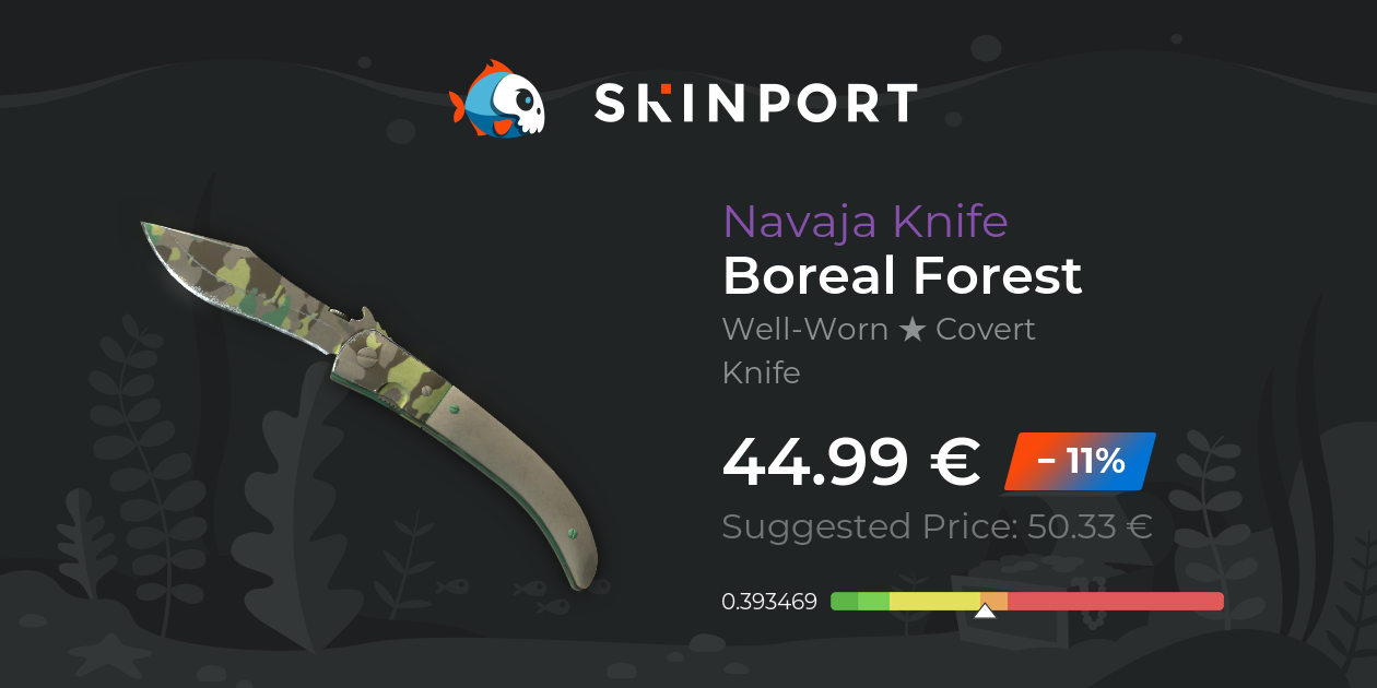 Navaja-Messer (★) | Borealer Nadelwald (Abgenutzt) - Counter-Strike 2 ...