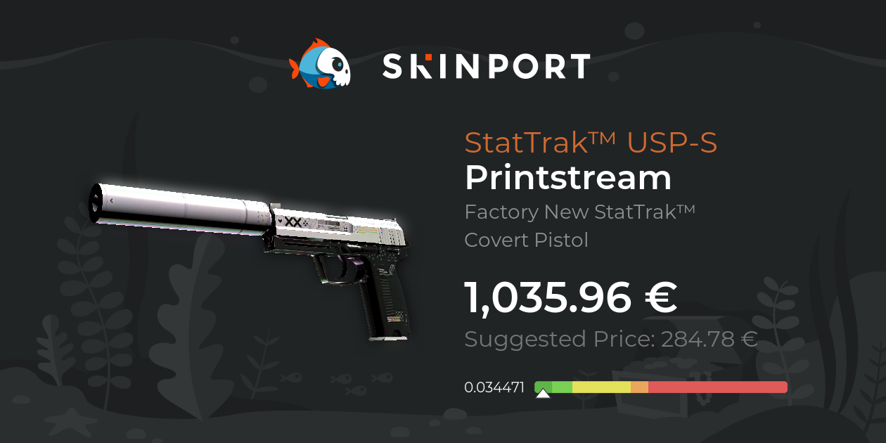 StatTrak™ USP-S | Printstream (Factory New) - Counter-Strike 2 - Skinport