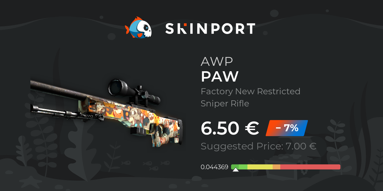 AWP | PAW (Factory New) - Counter-Strike 2 - Skinport