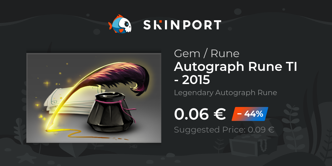 International 2015 Autograph: Andy 'Draskyl' Stiles - Dota 2 - Skinport