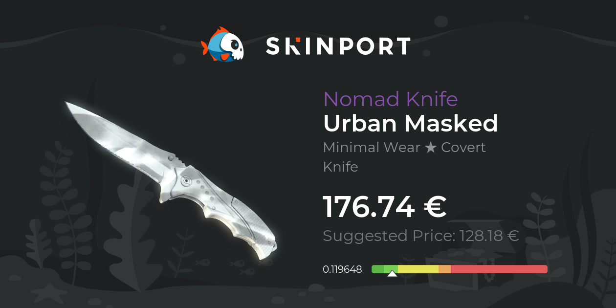 Nomad Knife | Urban Masked (Minimal Wear) - Counter-Strike 2 - Skinport