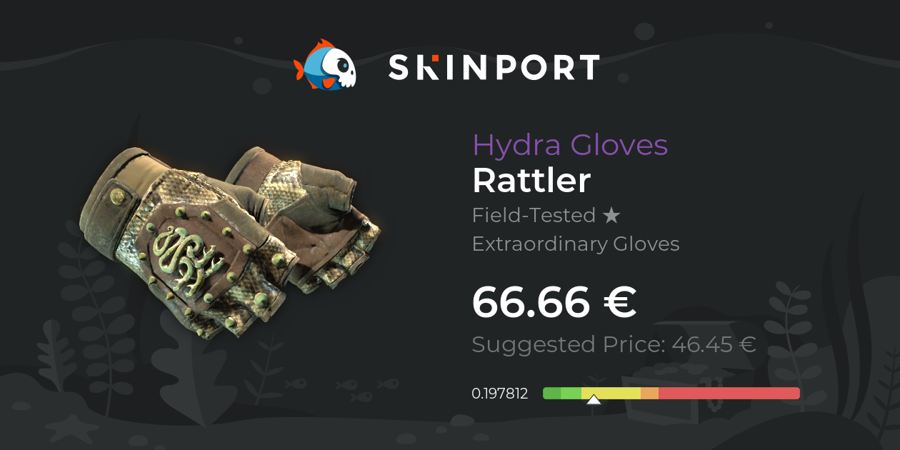 Hydra Gloves | Rattler (Field-Tested) - Counter-Strike 2 - Skinport