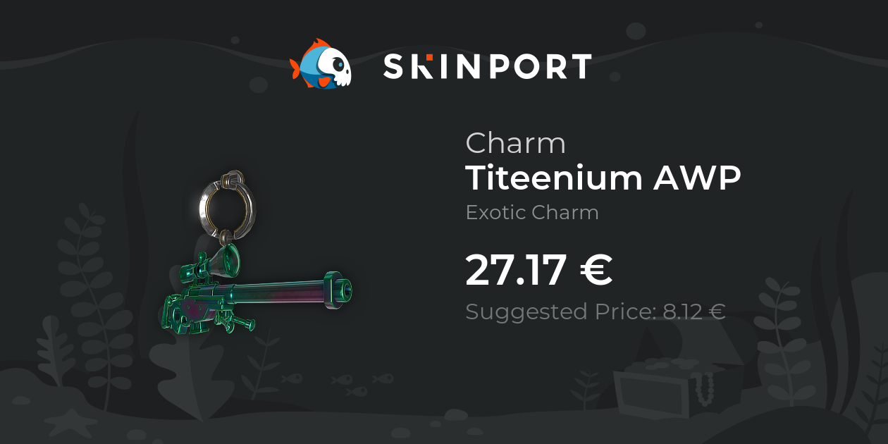 Charm | Titeenium AWP - Counter-Strike 2 - Skinport