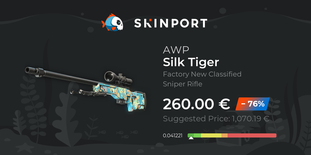 AWP | Silk Tiger (Factory New) - Counter-Strike 2 - Skinport