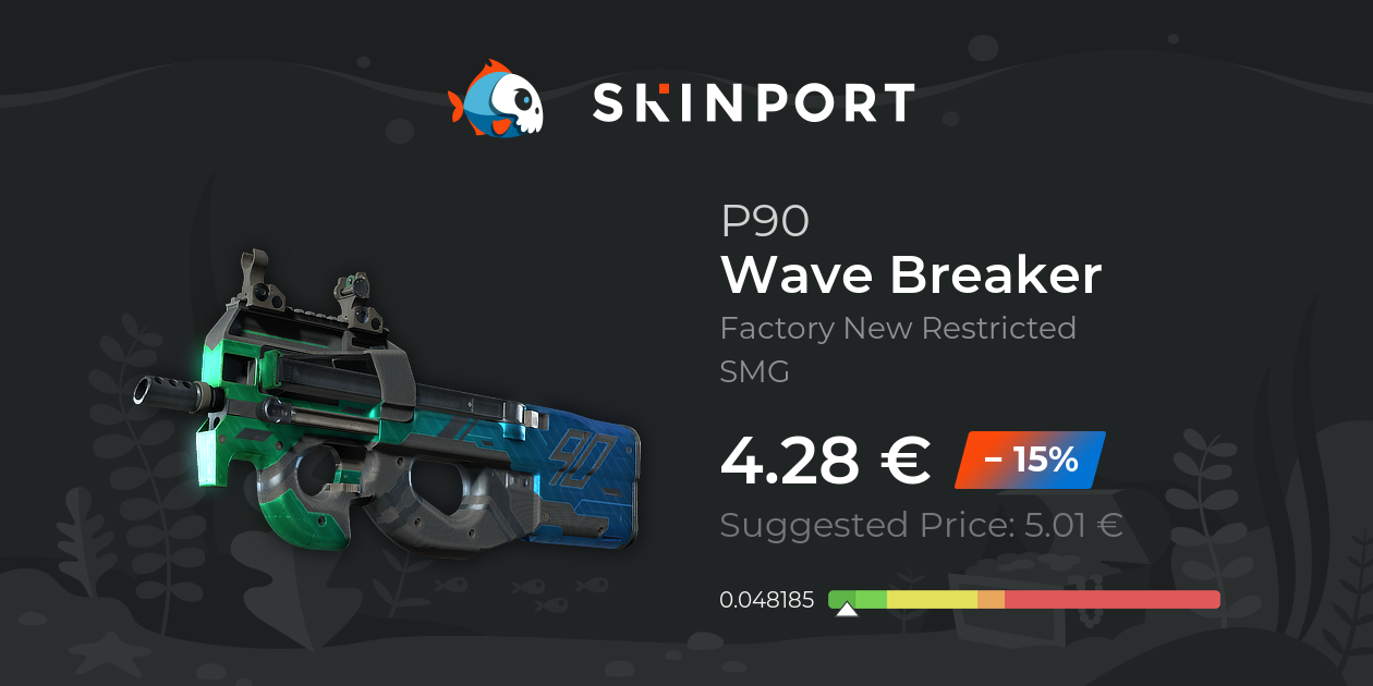 P90 | Wave Breaker (Factory New) - Counter-Strike 2 - Skinport