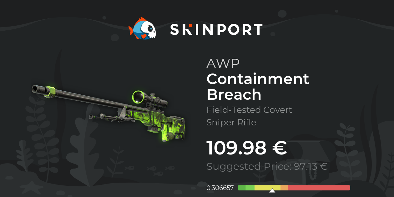 AWP | Containment Breach (Field-Tested) - Counter-Strike 2 - Skinport
