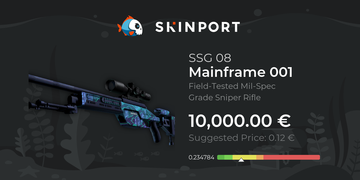 SSG 08 | Mainframe 001 (Field-Tested) - Counter-Strike 2 - Skinport