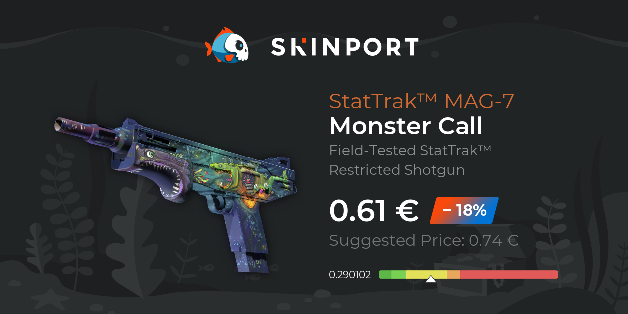 StatTrak™ MAG-7 | Monster Call (Field-Tested) - Counter-Strike 2 - Skinport