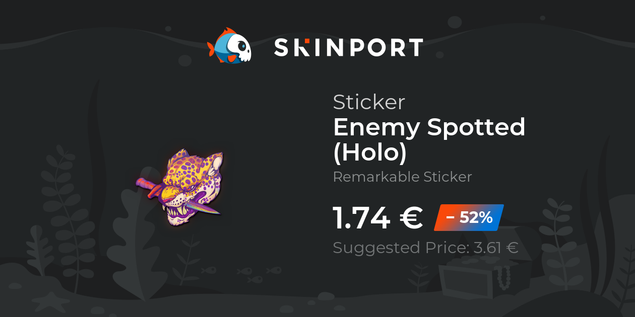 Sticker | Enemy Spotted (Holo) - Counter-Strike 2 - Skinport