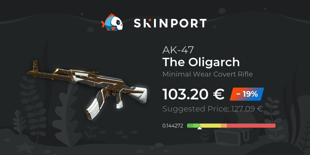 AK-47 | The Oligarch (Minimal Wear) - Counter-Strike 2 - Skinport