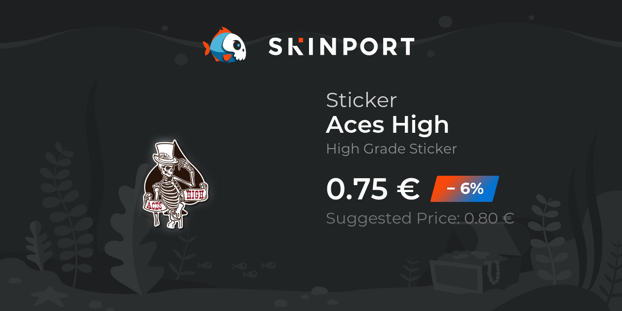 Sticker | Aces High - Counter-Strike 2 - Skinport