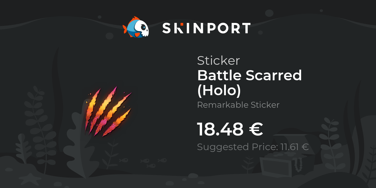 Sticker | Battle Scarred (Holo) - Counter-Strike 2 - Skinport
