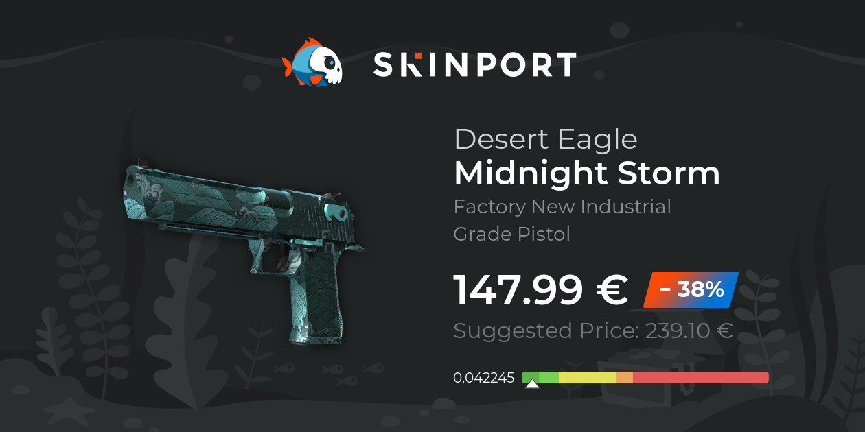 Desert Eagle | Midnight Storm (Factory New) - Counter-Strike 2 - Skinport