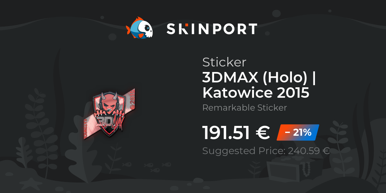 Sticker | 3DMAX (Holo) | Katowice 2015 - Counter-Strike 2 - Skinport