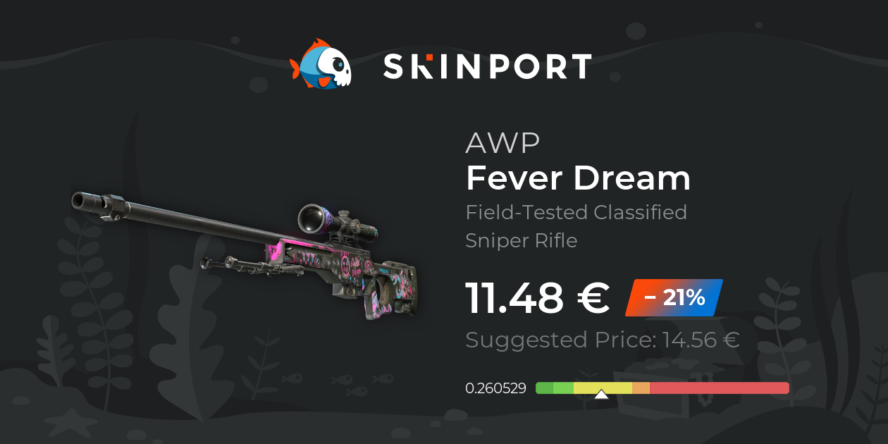 AWP | Fever Dream (Field-Tested) - Counter-Strike 2 - Skinport