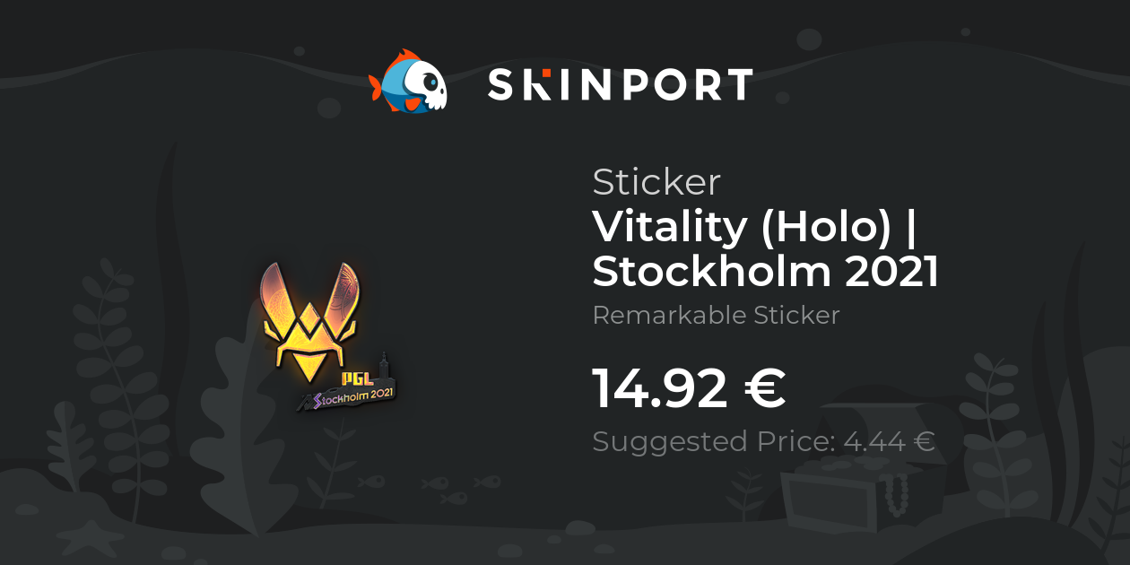 Sticker | Vitality (Holo) | Stockholm 2021 - Counter-Strike 2 - Skinport
