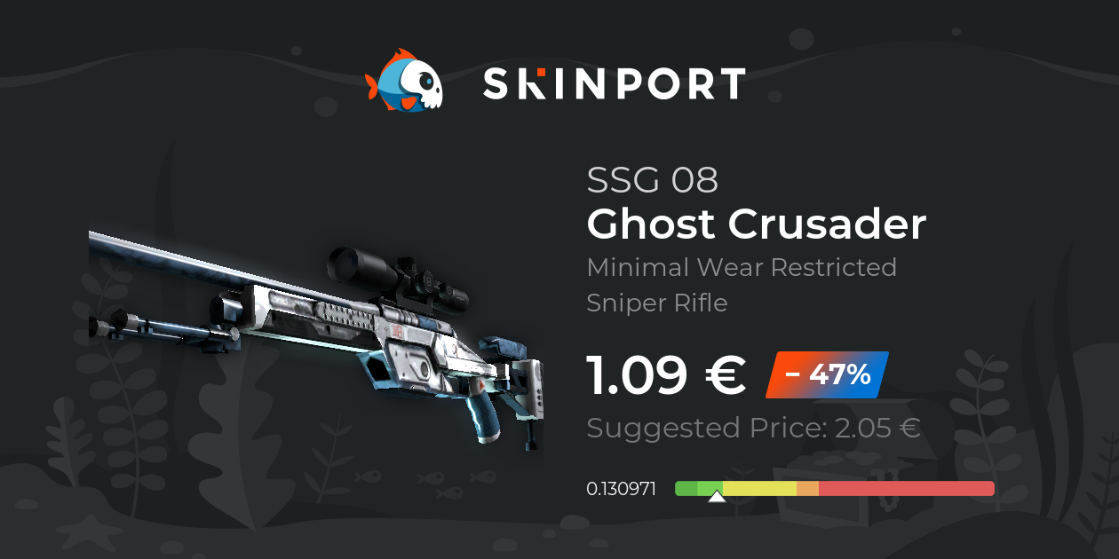 SSG 08 | Ghost Crusader (Minimal Wear) - CS:GO - Skinport
