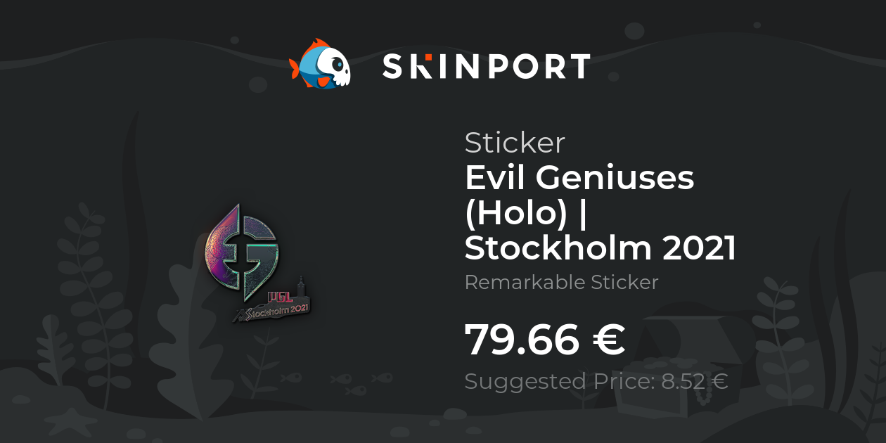 Sticker | Evil Geniuses (Holo) | Stockholm 2021 - Counter-Strike 2 ...
