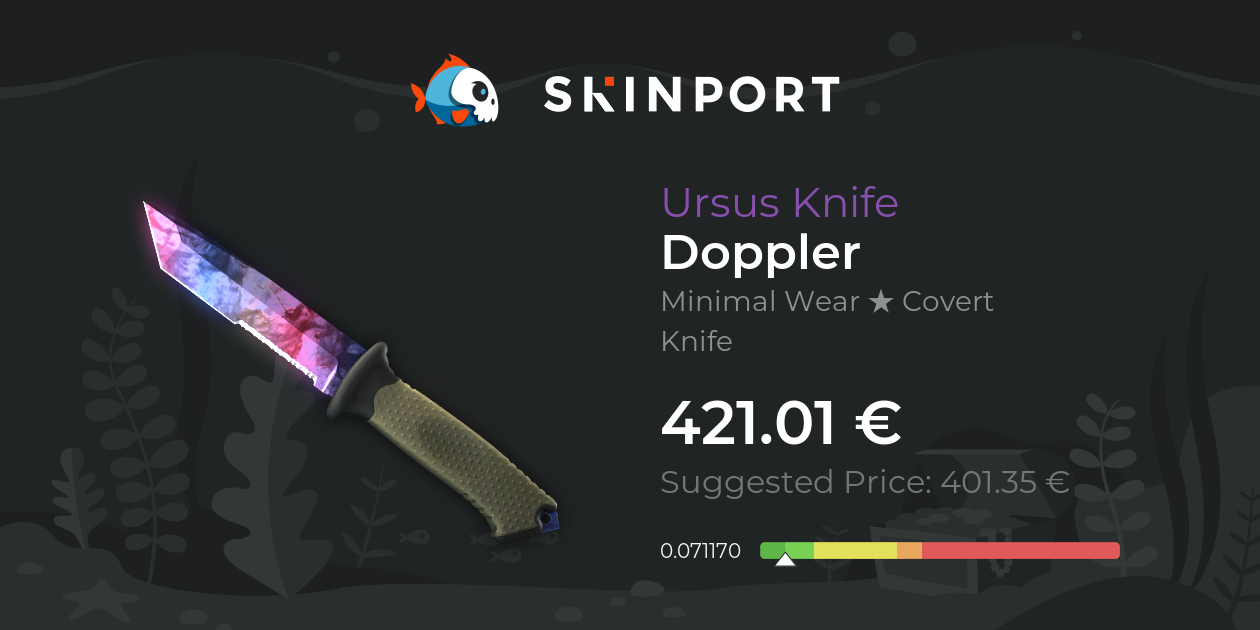 Ursus Knife | Doppler (Minimal Wear) - Counter-Strike 2 - Skinport