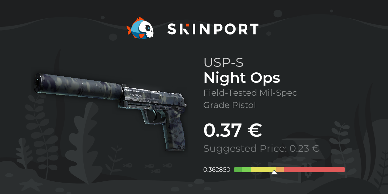USP-S | Night Ops (Field-Tested) - Counter-Strike 2 - Skinport