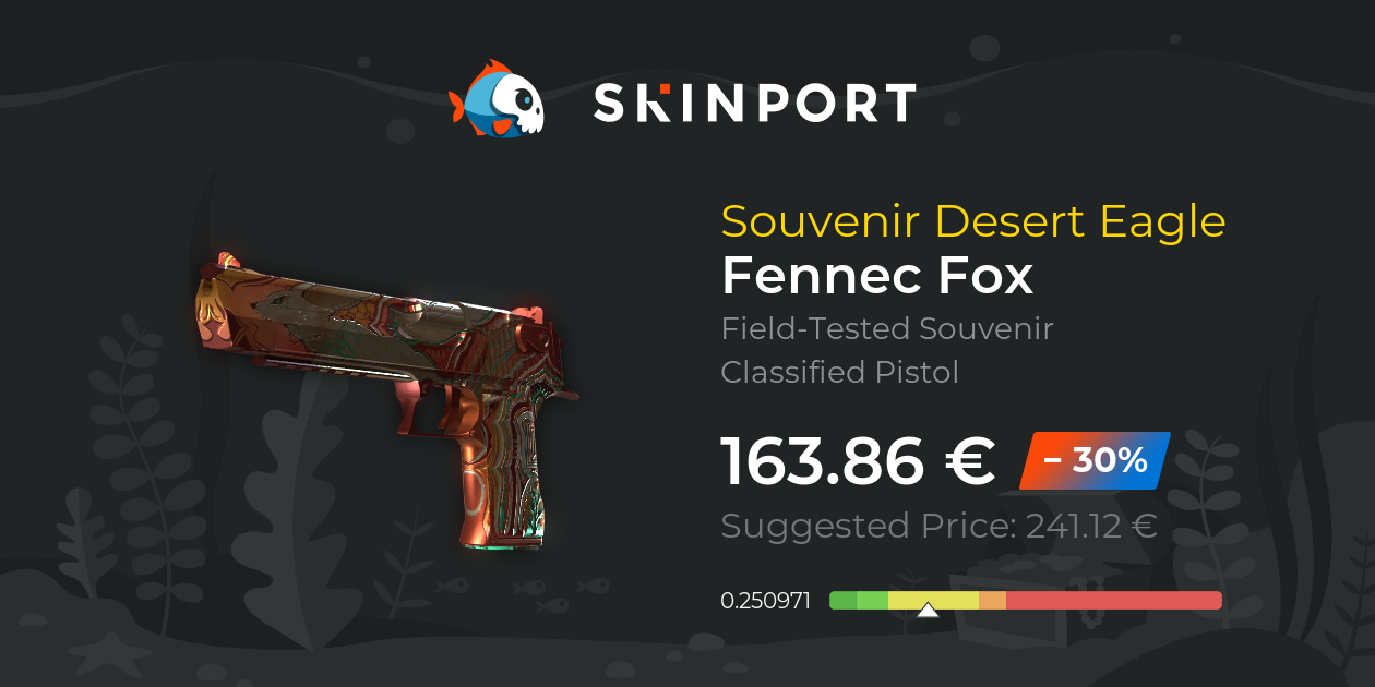 Souvenir Desert Eagle | Fennec Fox (Field-Tested) - Counter-Strike 2 ...