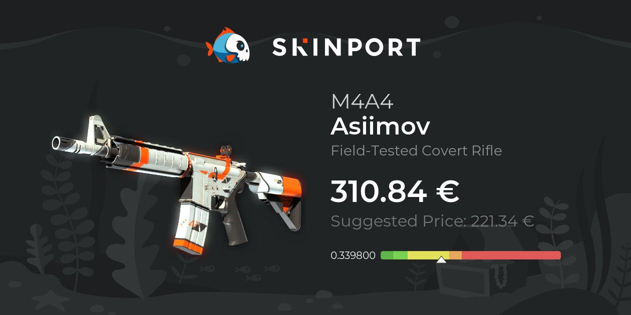 M4A4 | Asiimov (Field-Tested) - Counter-Strike 2 - Skinport