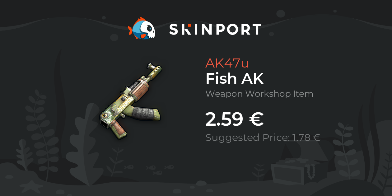 Fish AK - Rust - Skinport