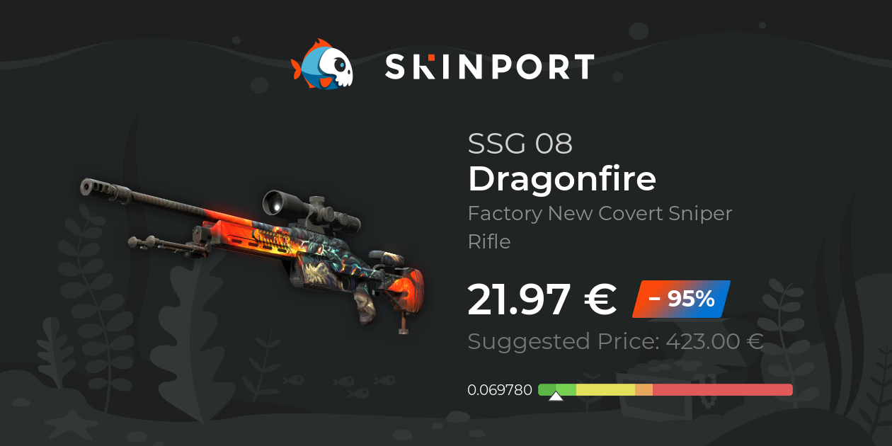 SSG 08 | Dragonfire (Factory New) - Counter-Strike 2 - Skinport