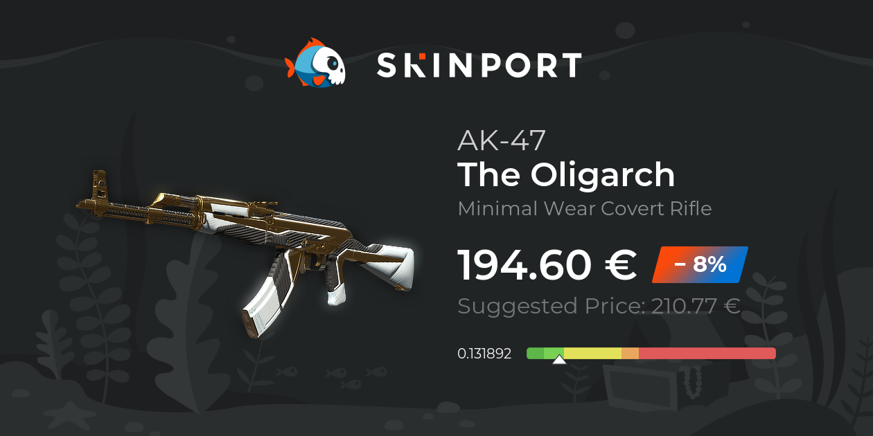 AK-47 | The Oligarch (Minimal Wear) - Counter-Strike 2 - Skinport