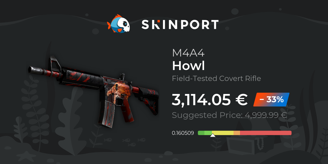 M4A4 | Howl (Field-Tested) - Counter-Strike 2 - Skinport